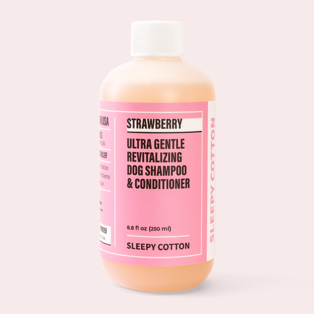 Strawberry - Ultra Gentle Revitalizing Dog Shampoo – SleepyCotton